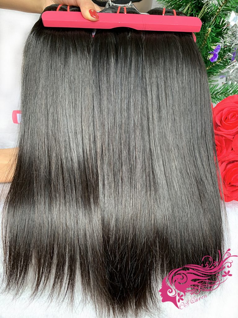 Mink Hair Straight hair Human Hair Natural Black - Csqueenhairfactory